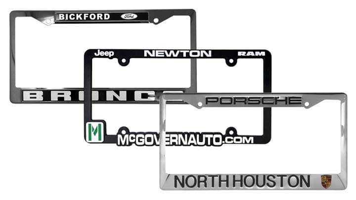 Dealership License Plate Frames - by Sharp Performance USA